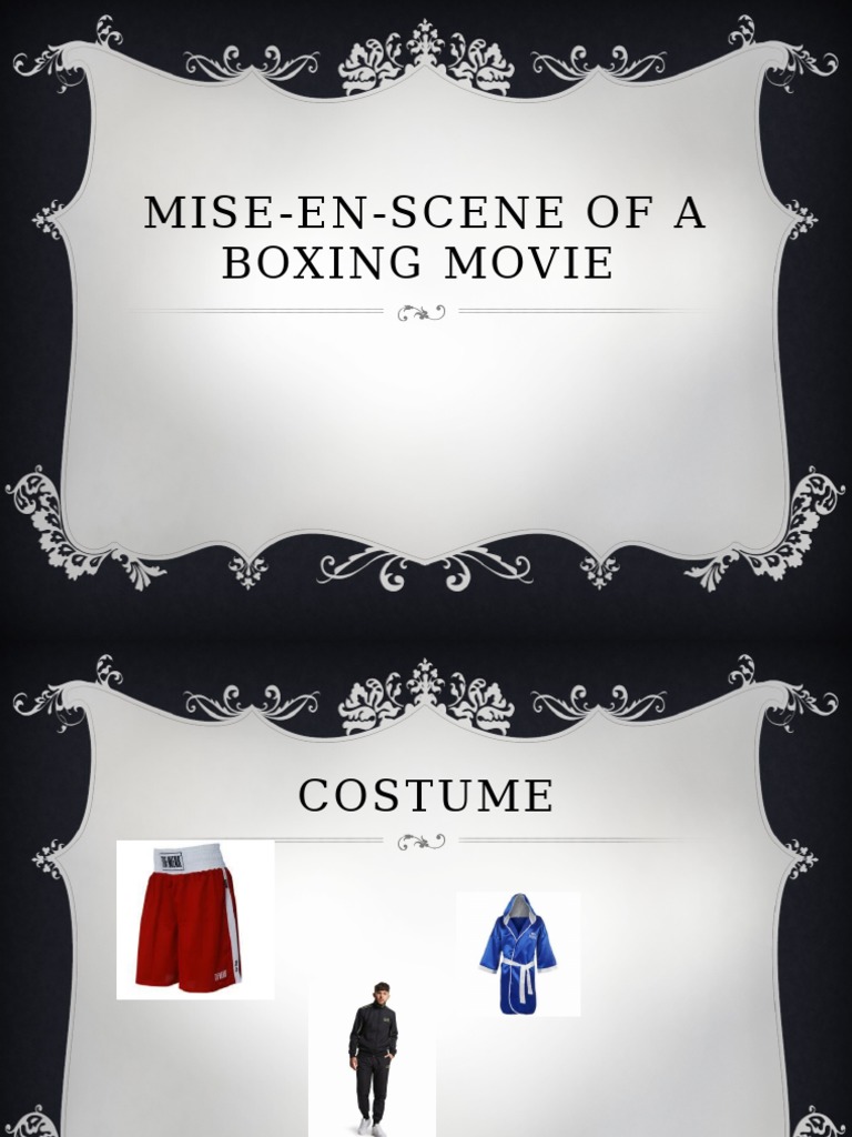 Boxing Movie Mise-en-Scène Guide | PDF