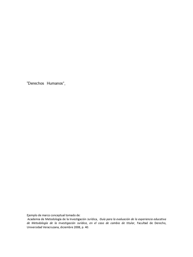 Ejemplo de Marco Conceptual | PDF