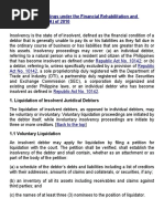 FRIA Flow Chart Final | PDF | Liquidation | Insolvency