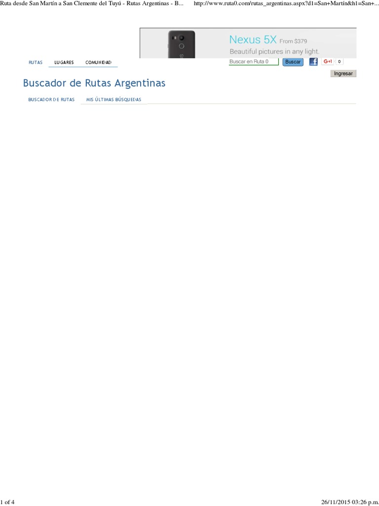 Ruta A San Clemente | PDF | Calles y caminos | Infraestructura de ...