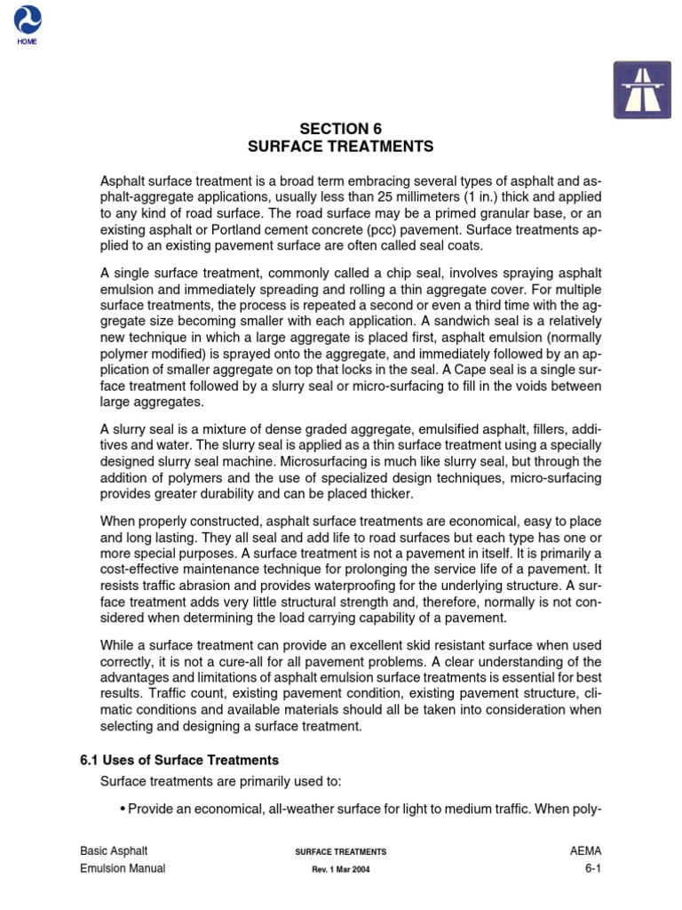 Surface Treatment of Flexible Pavement | PDF | Road Surface | Asphalt