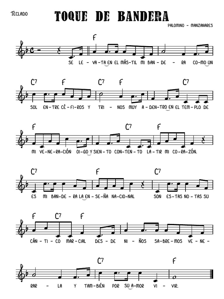 Toque de Bandera - Partes | PDF