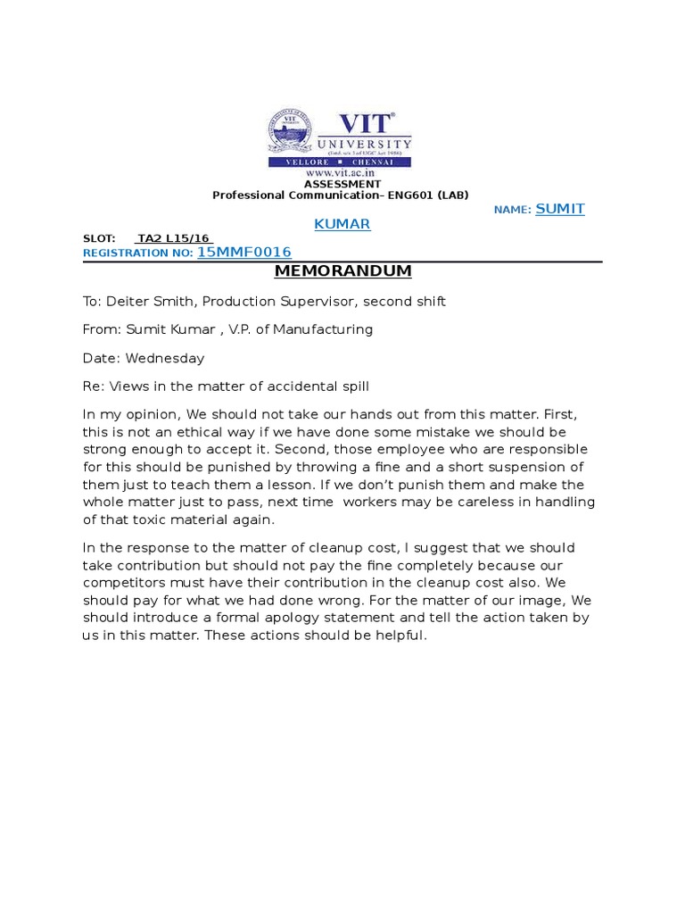 15 MMF 0016 Memo | PDF