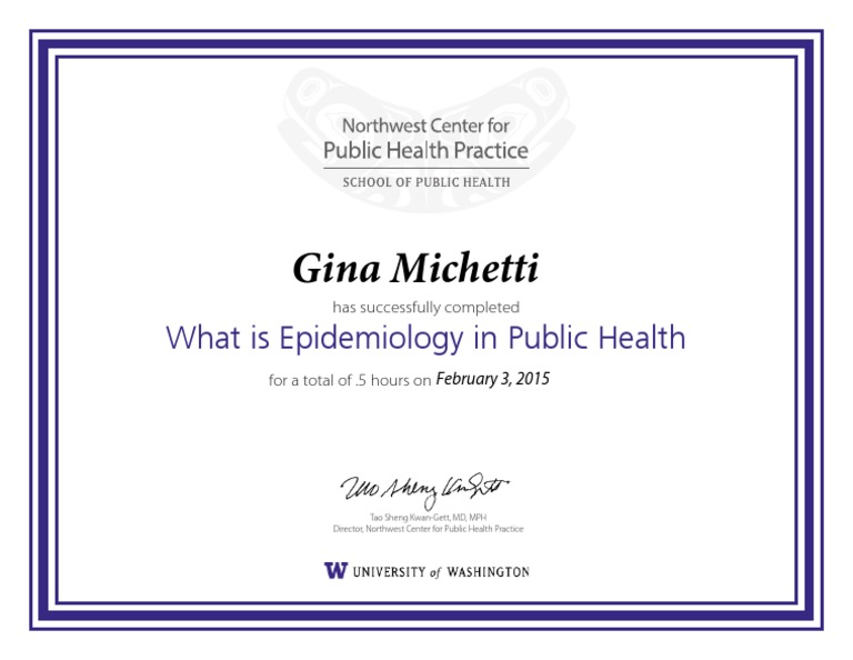 What Is Epi Certificate 1 | PDF | Self-Improvement | Science & Mathematics