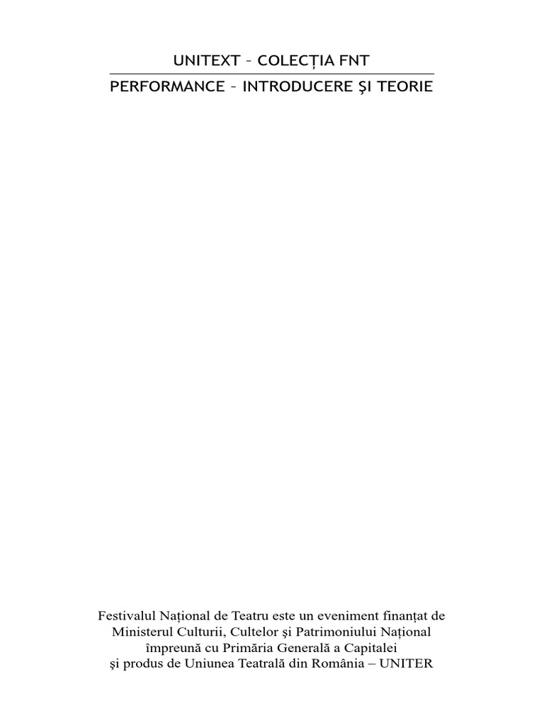 Performance Art | PDF