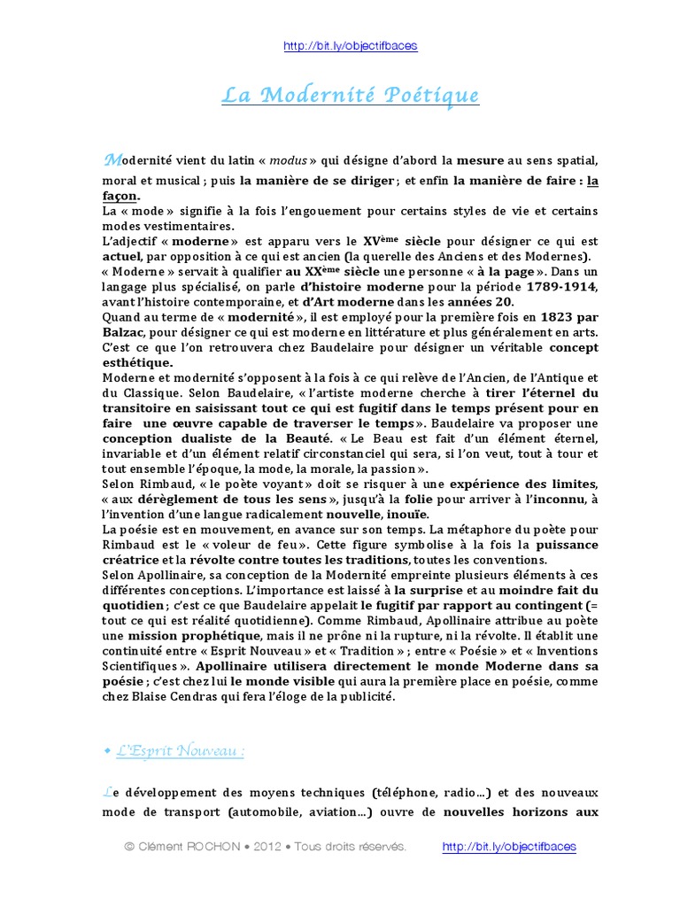 La Modernité Poétique | PDF | Surréalisme | Modernité