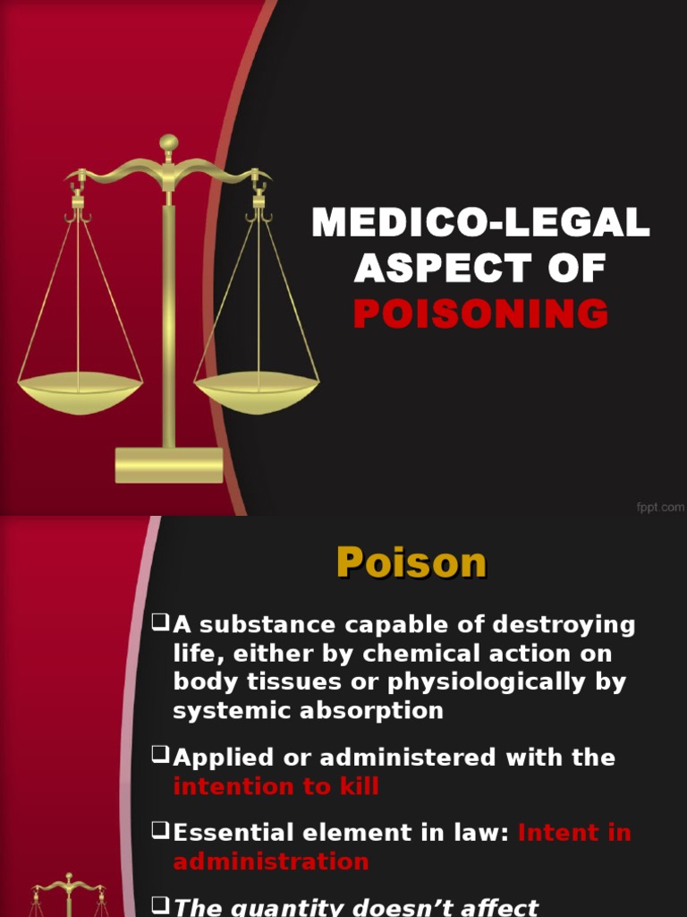 Medicolegal Aspects of Poisoning | PDF | Poison | Stomach
