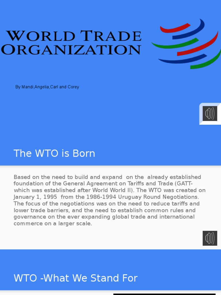 World Trade Organization | PDF | Doha Development Round | World Trade ...