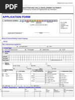 New TESDA Registration Form (MIS 03-01 V 2021) | PDF | Disability