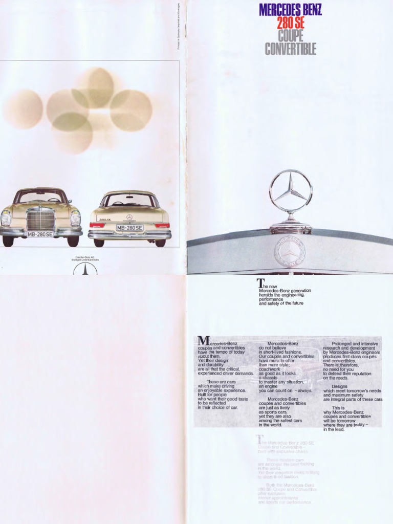MB W111 | PDF | Horsepower | Wheeled Vehicles