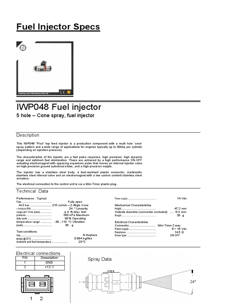 MV Agusta 750 F4 Fuel Injector, Weber Marelli - IWP048 | PDF