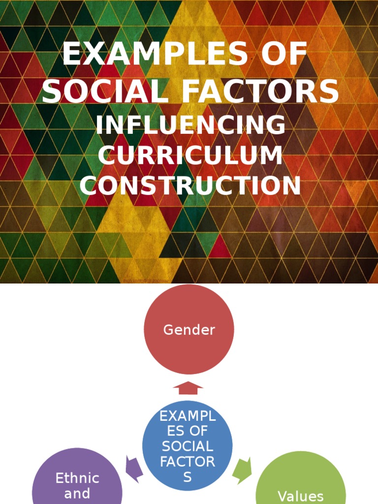 Social Factors Influencing Curriculum Construction | PDF | Career & Growth