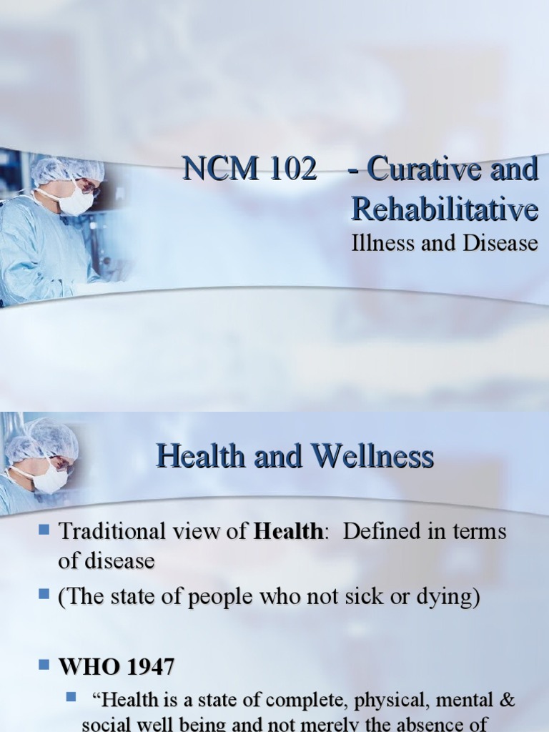 NCM 102 - Concepts of Illness | PDF | Stress (Biology) | Anxiety