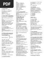 Calc 3 Cheat Sheet | PDF | Mathematical Analysis | Space