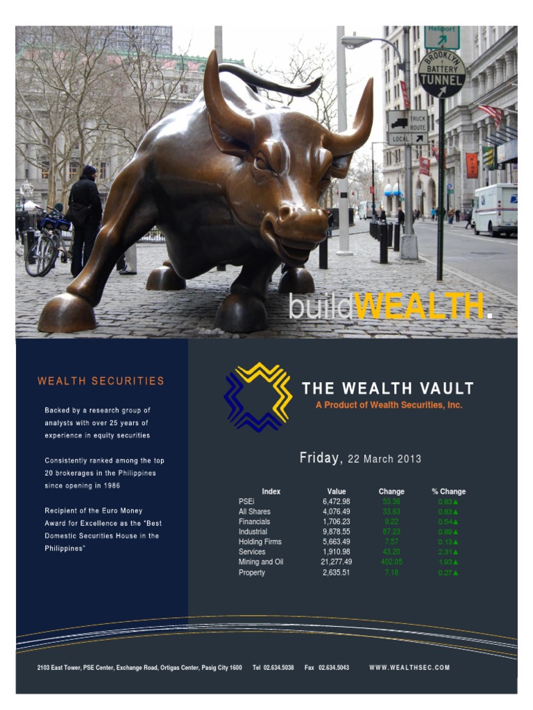 Build Wealth Pdf Stock Market Index Dow Jones Industrial Average
