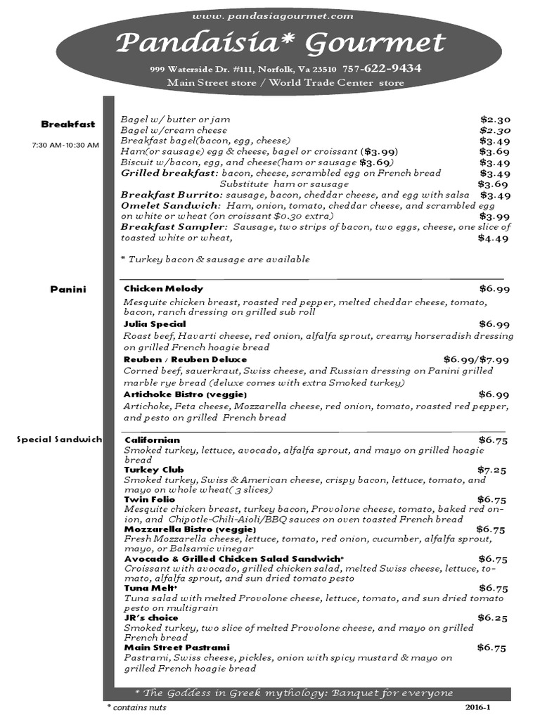 2016 Dominion Menu | Download Free PDF | Salad | Foods