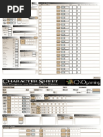 Stars Without Number Form-Fillable Charsheet | PDF | Role Playing Games ...