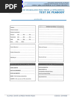 Test de Peabody | PDF