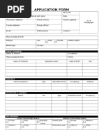 Biodata Form | PDF