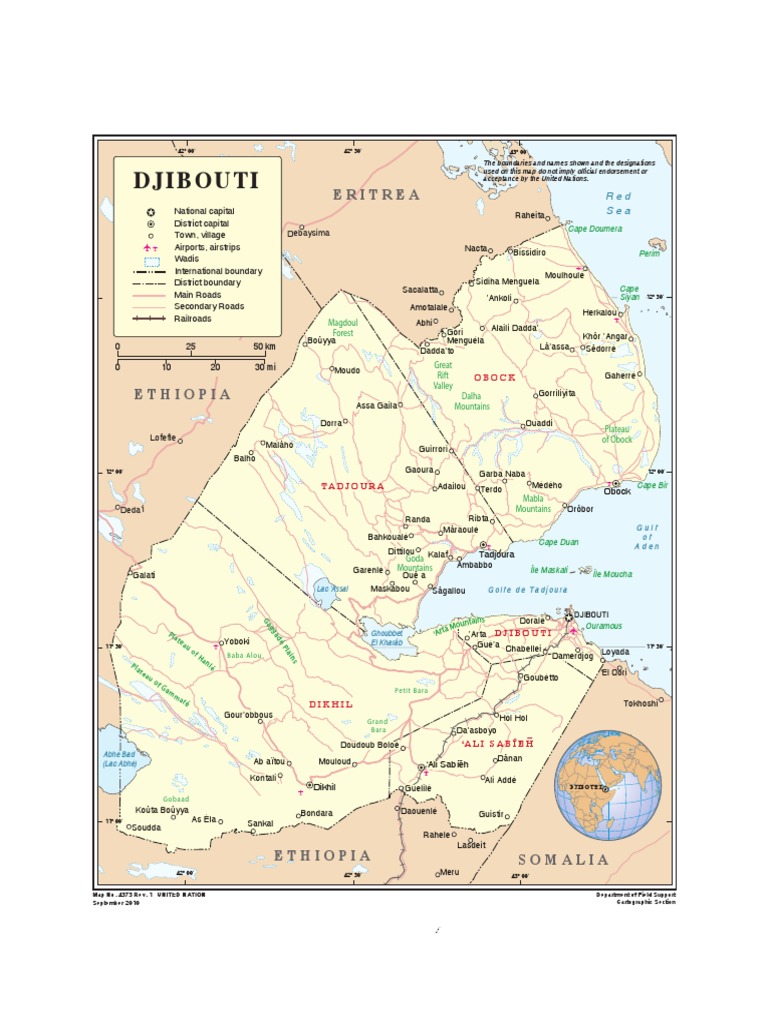 Djibouti Maps | PDF | Nature