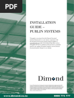 DHS Purlin System Design Guidelines | PDF | Bending | Buckling