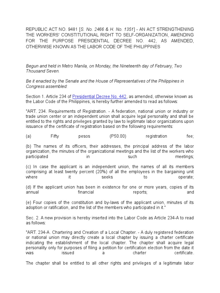 RA 9481 | Constitutional Amendment | Ratification