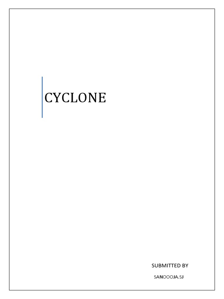 Cyclones PDF | PDF | Tropical Cyclones | Basic Meteorological Concepts ...
