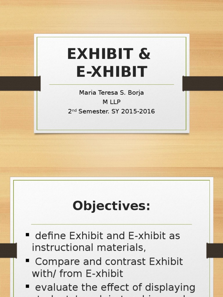 E Xhibit | PDF | Motivation | Motivational