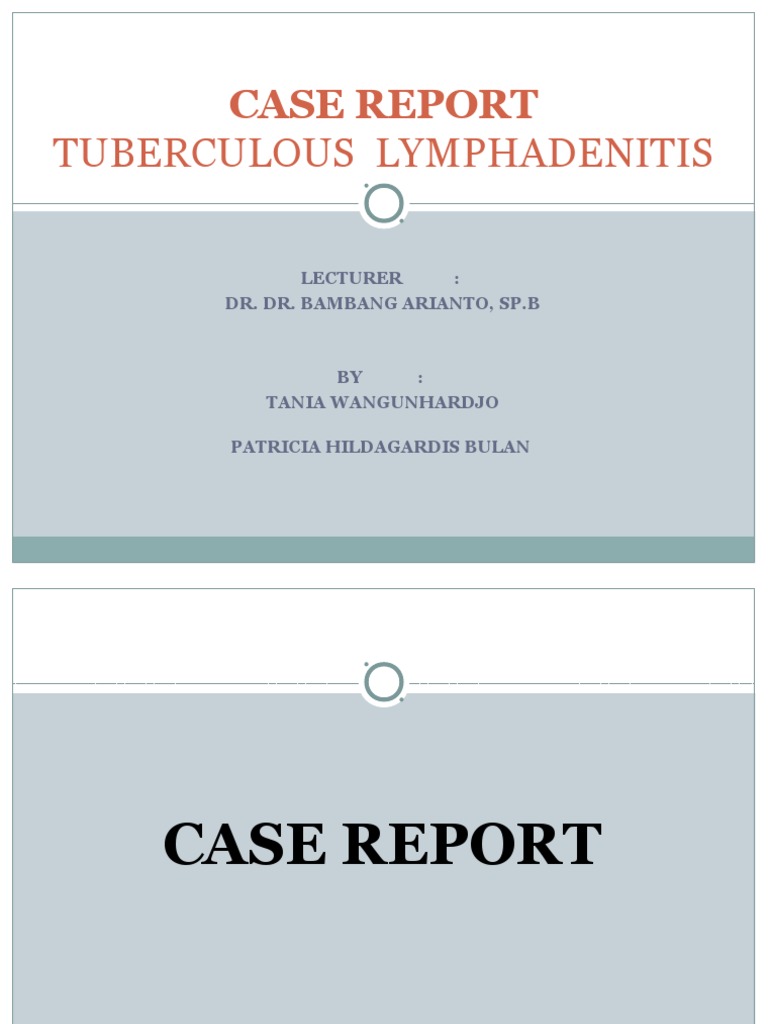 Responsi Limfadenitis | PDF | Tuberculosis | Lymphatic System