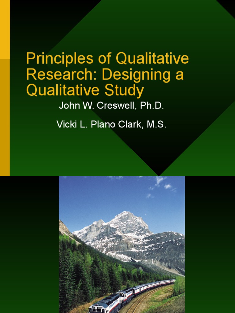 Qualitative Research Creswell | PDF | Qualitative Research | Data