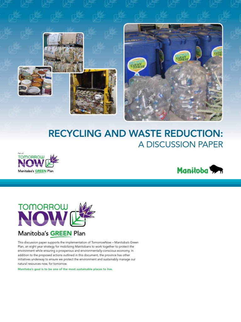 MB Recycling Strategy 2014 | PDF | Recycling | Waste Management