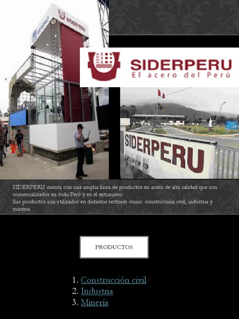 Productos de Acero SIDERPERU | PDF
