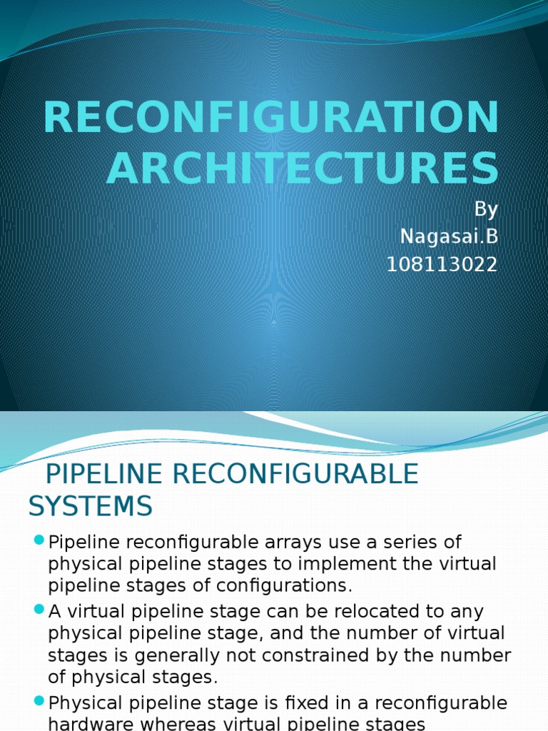 Pipeline and Block Reconfigurable Systems | PDF | Parallel Computing ...