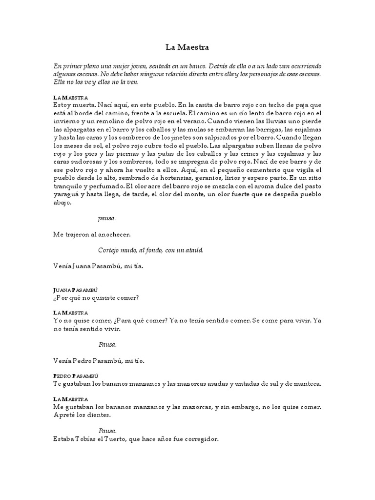 La Maestra Enrique Buenaventura Pdf