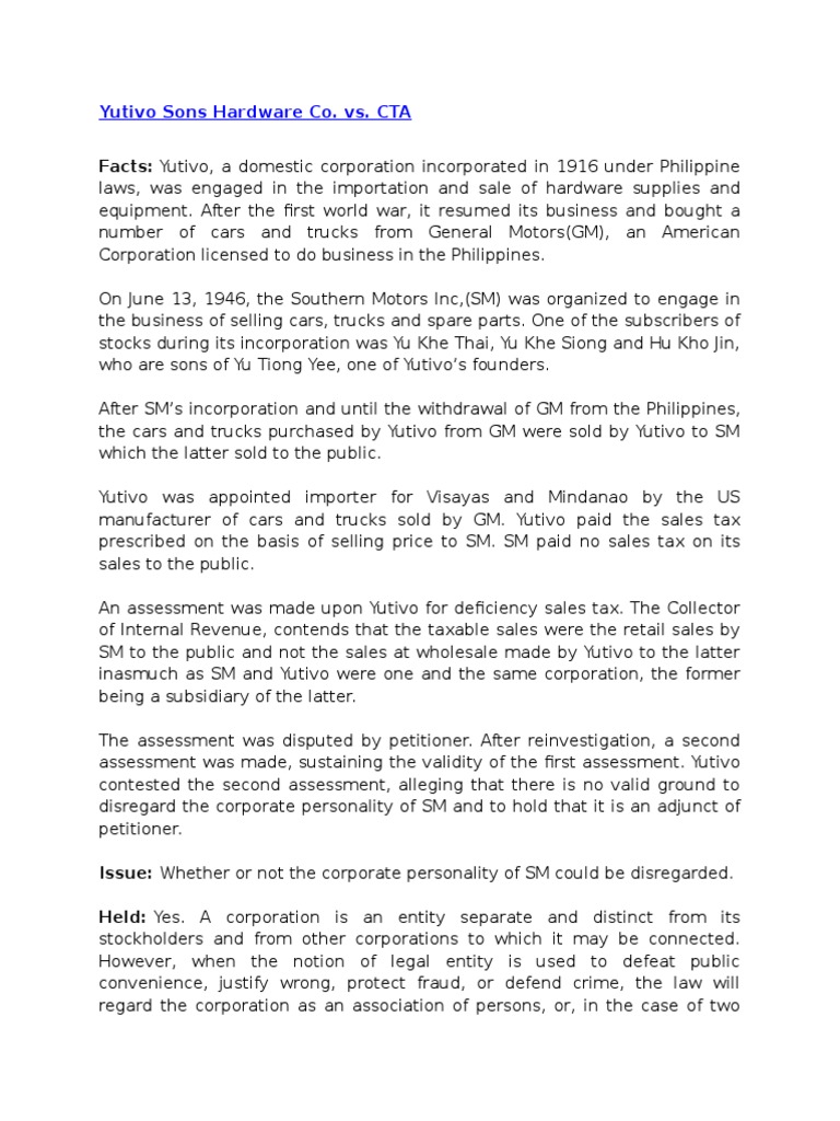 Corpo Case Digests | PDF | Defamation | Common Stock