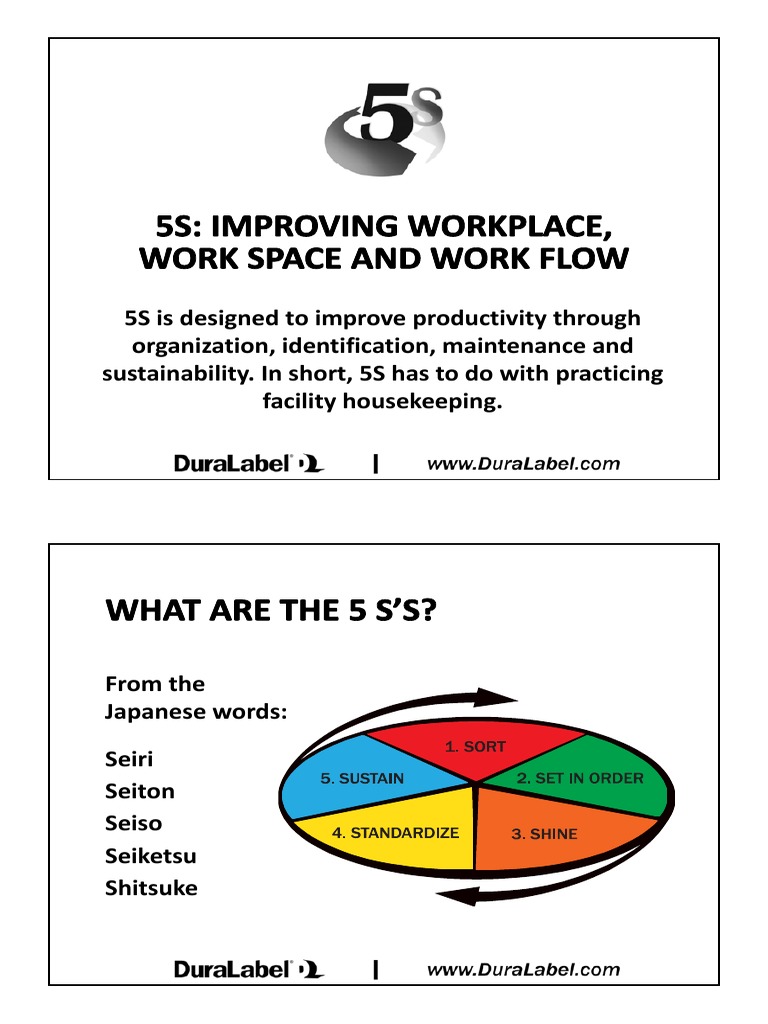 Mastering 5S for Workplace Efficiency | PDF