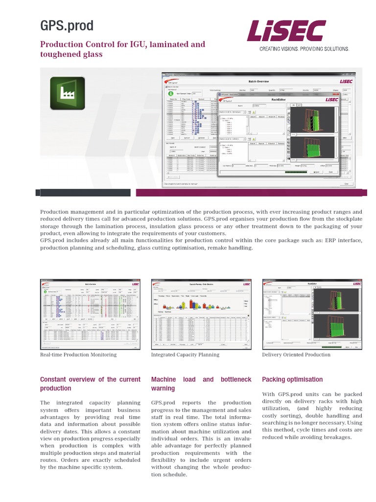 GPS.prod production management software | PDF | Program Optimization ...