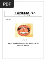 Cuadernillo - Fonema R | PDF | Fonética | Fonología
