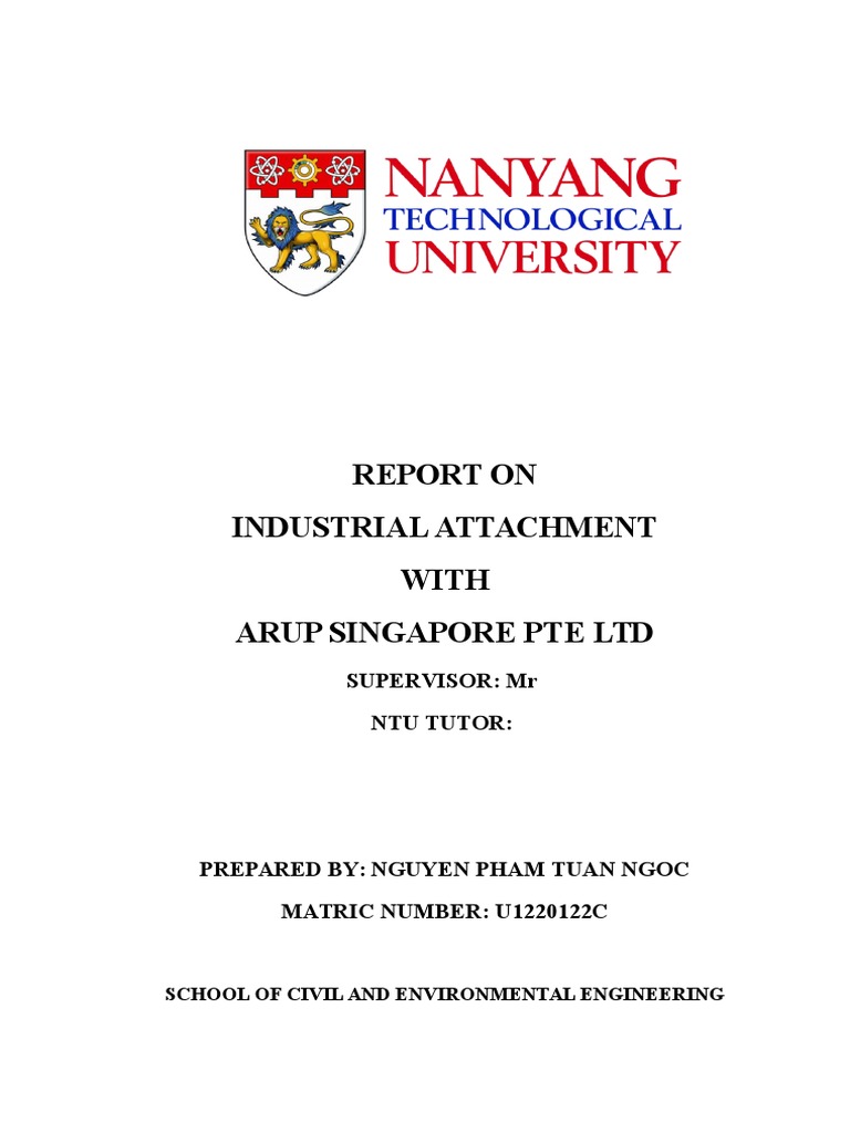 Report On Industrial Attachment | PDF | Internship | Job Hunting