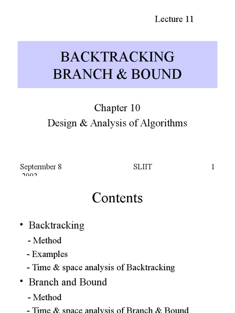 BACKTRACKING | PDF | Algorithms And Data Structures | Graph Theory BACKTRACKING | PDF | Algorithms And Data Structures | Graph Theory