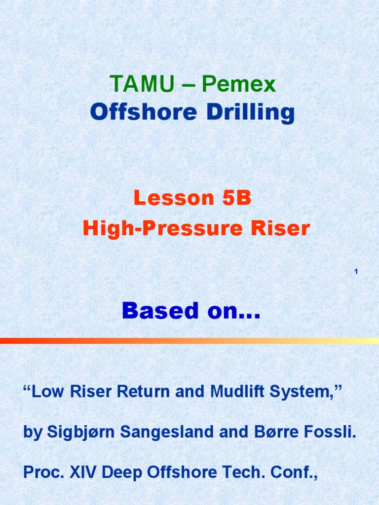 High-Pressure Riser System Benefits | PDF