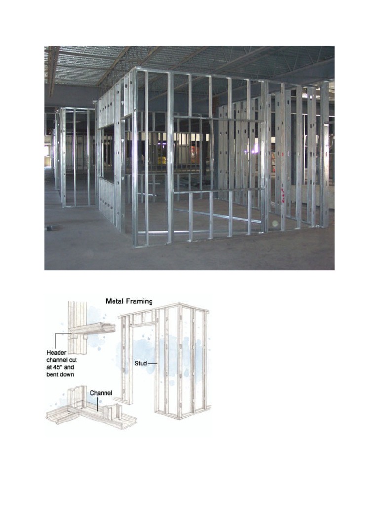 Metal Stud | PDF | Framing (Construction) | Drywall