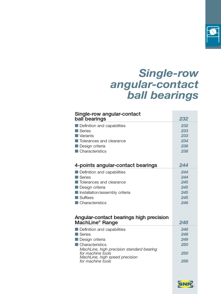 09 - Rulment Radial Axial Cu Un Rand de Bile | PDF | Engineering ...
