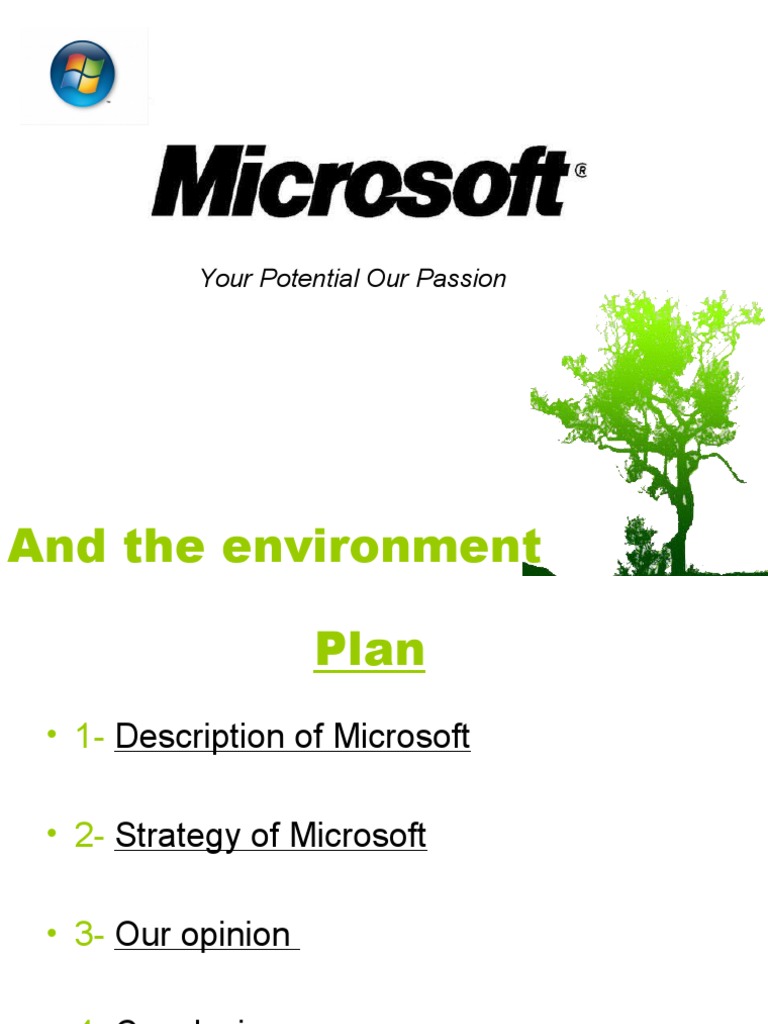 Microsoft’s Environmental Strategy Explained | PDF