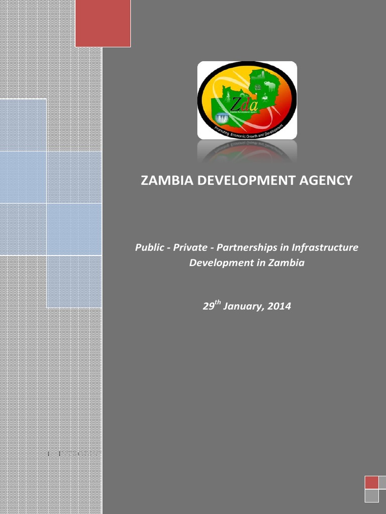 Zambia PPP Infrastructure Guide | PDF | Public–Private Partnership ...