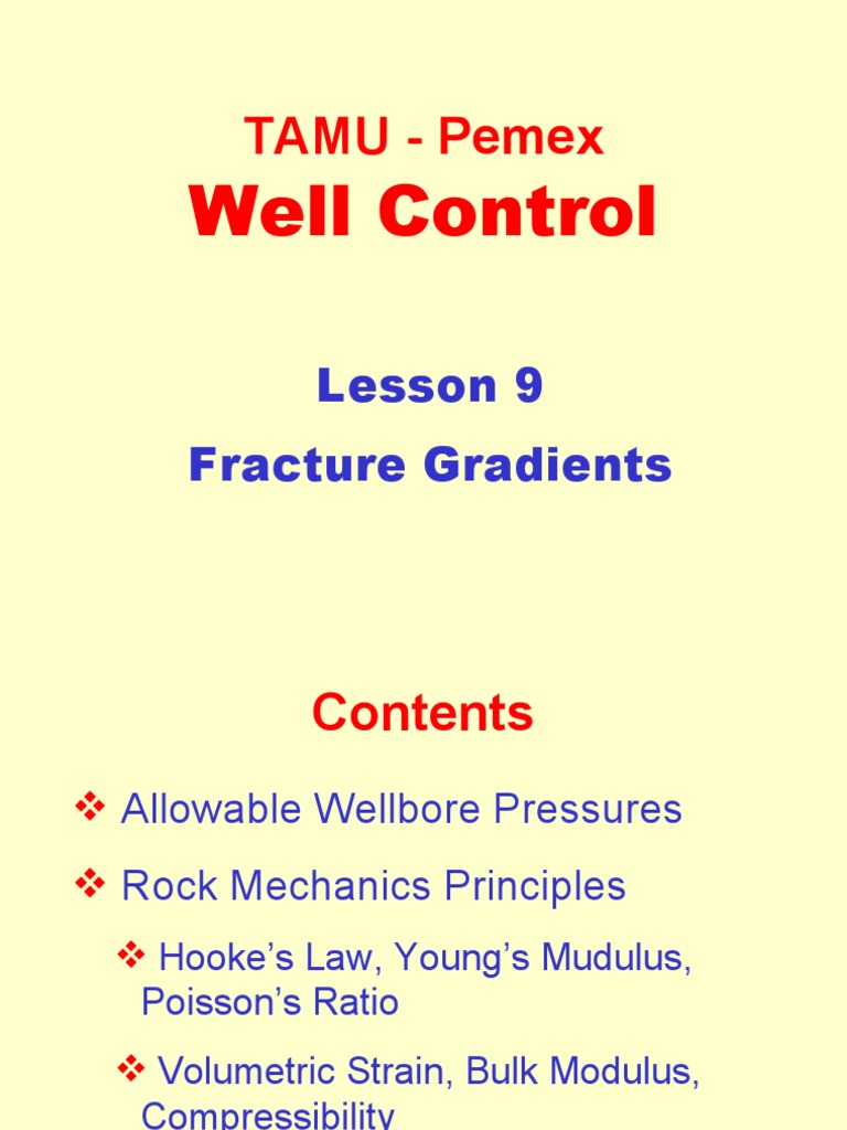 9. Fracture Gradients