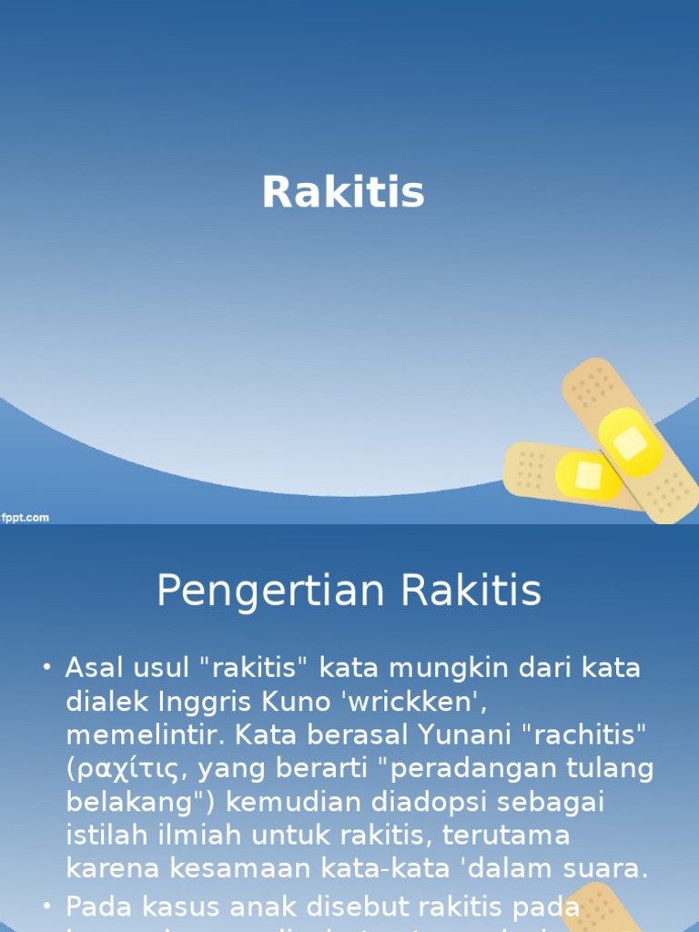 Rakitis: Penyebab, Gejala, dan Penanganan | PDF | Kesehatan Holistik