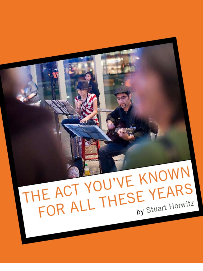 The Act You've Known For All These Years | PDF | Leisure ...