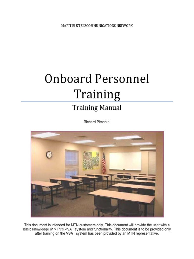 Sea-Tel Onboard Personnel Training DAC-2202 Legacy Rev1.1 | PDF | Radio ...