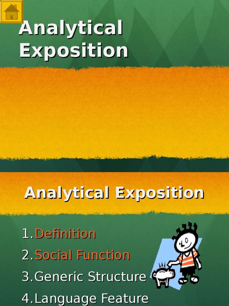 Structure and Features of Analytical Exposition | PDF
